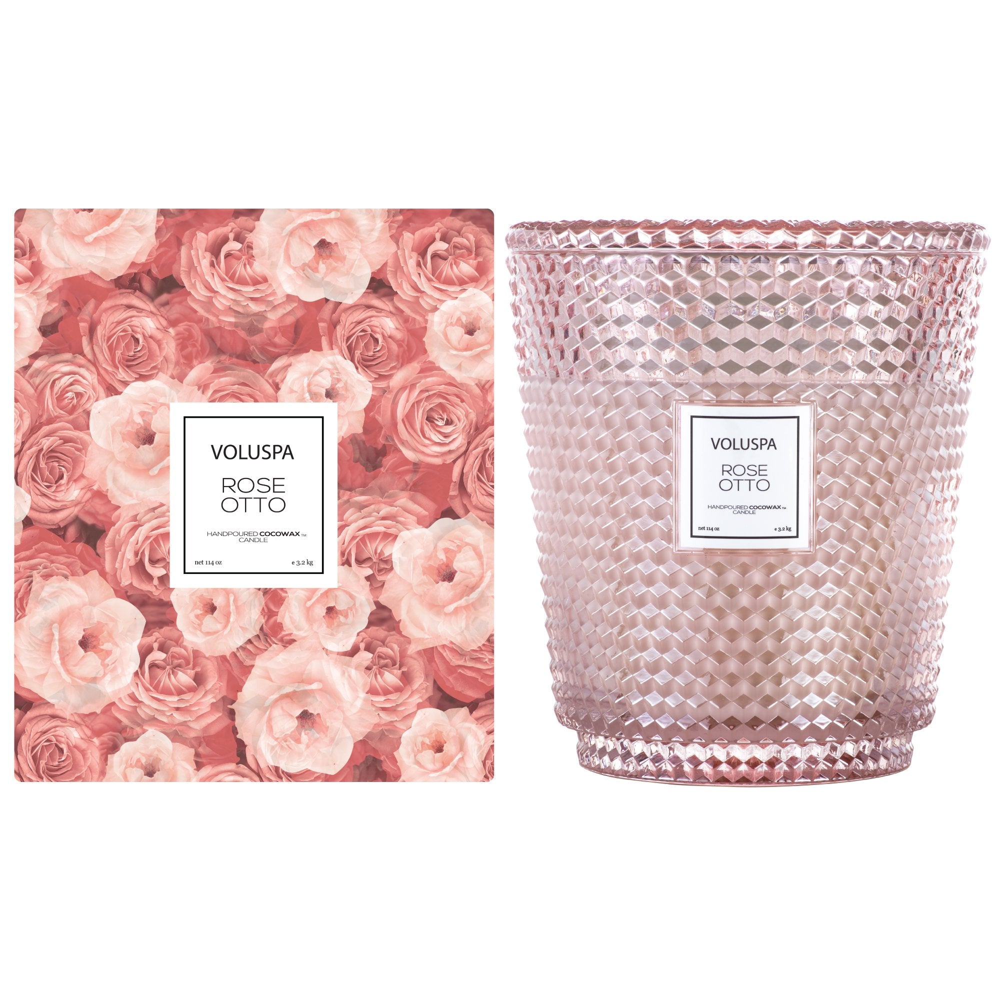 Rose Otto | 5 Wick Hearth Candle | VOLUSPA