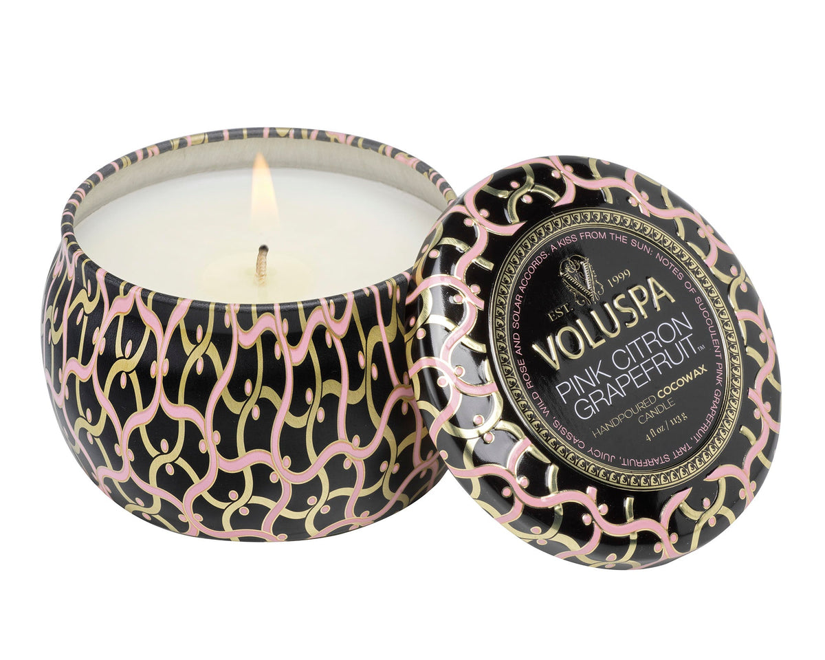 Pink Citron Grapefruit | Mini Tin Candle | VOLUSPA