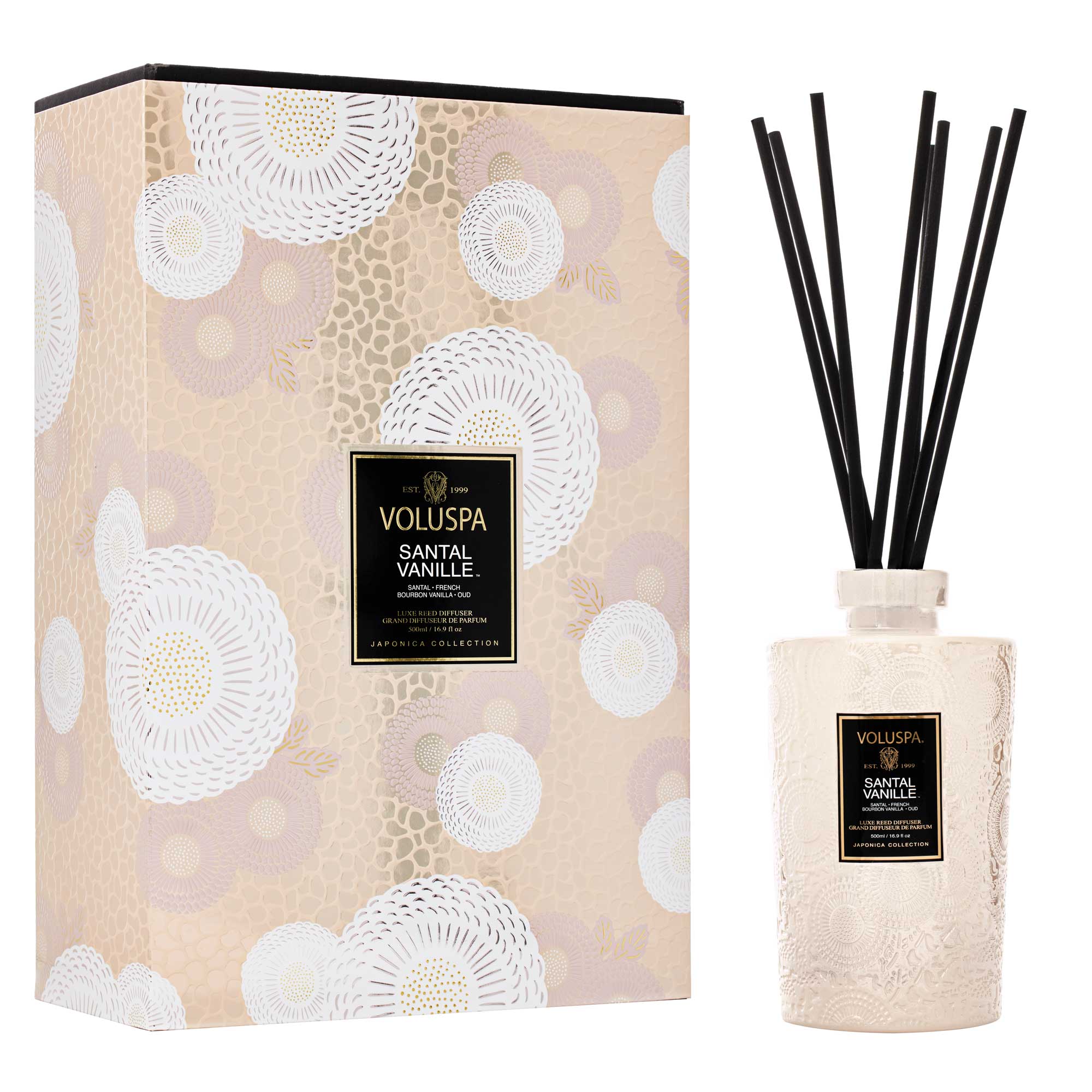 Santal Vanille | Luxe Reed Diffuser | VOLUSPA