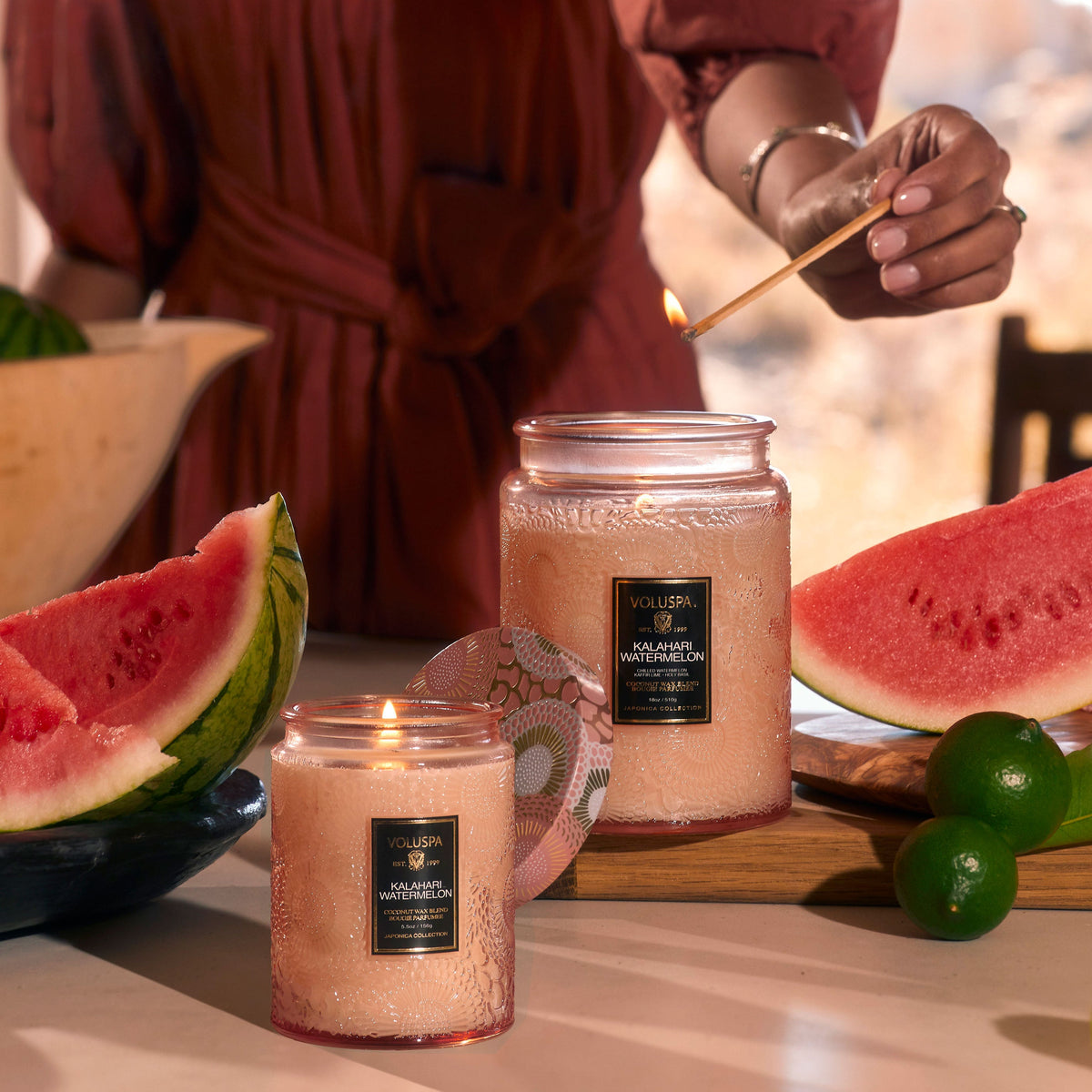 Kalahari Watermelon | Large Jar Candle | VOLUSPA